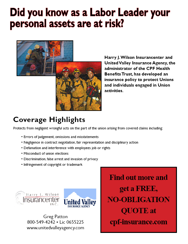UNION LIABILITY | CPF Insurance Trust UNION LIABILITY | CPF Insurance Trust